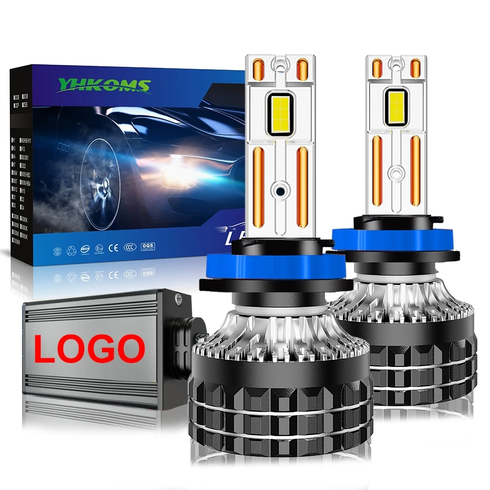 Yhkoms Q15 K5c 110w 9000lm High Power Led Headlight 6000k 6500k 9005 9006 24v Truck H1 H4 H7 H11 ...