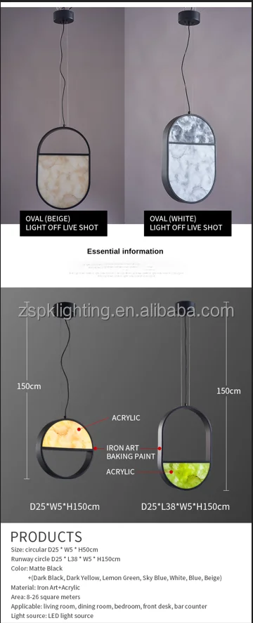 Modern Phantom Personalized Art Pendant Light Exhibition Hall Dining ...