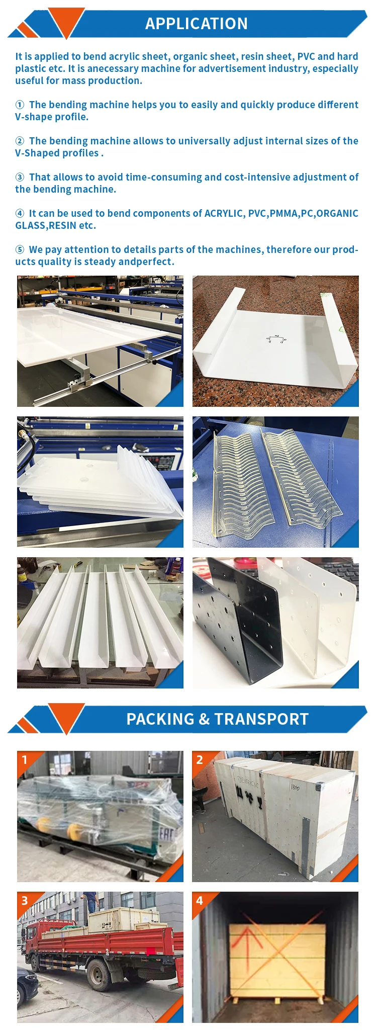 JX 1800 Plastic PVC PP Plexiglass ABS PC Bending Machine