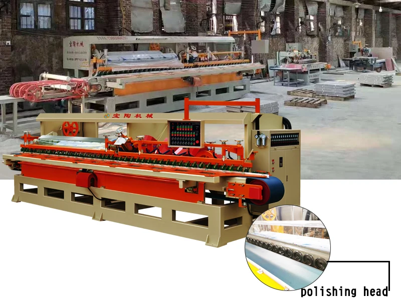 14 Head Automatic Arc Edge Polishing Machine for Granite