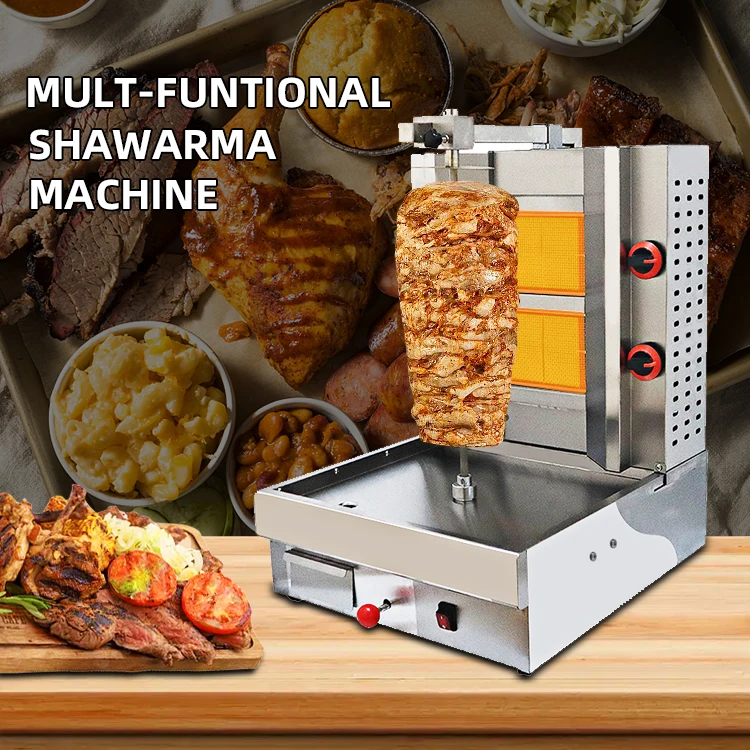 Professional Custom Ga Doner Kebab Machine Commercial Two Ceramic ...