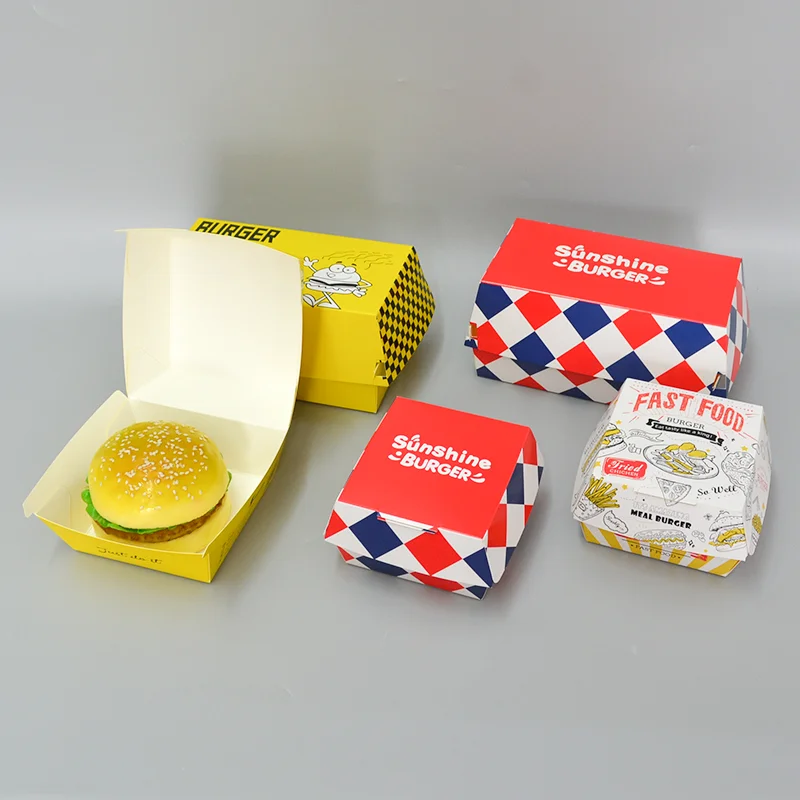 Customized Clam Clamshell Food Packaging - Kraft Paper