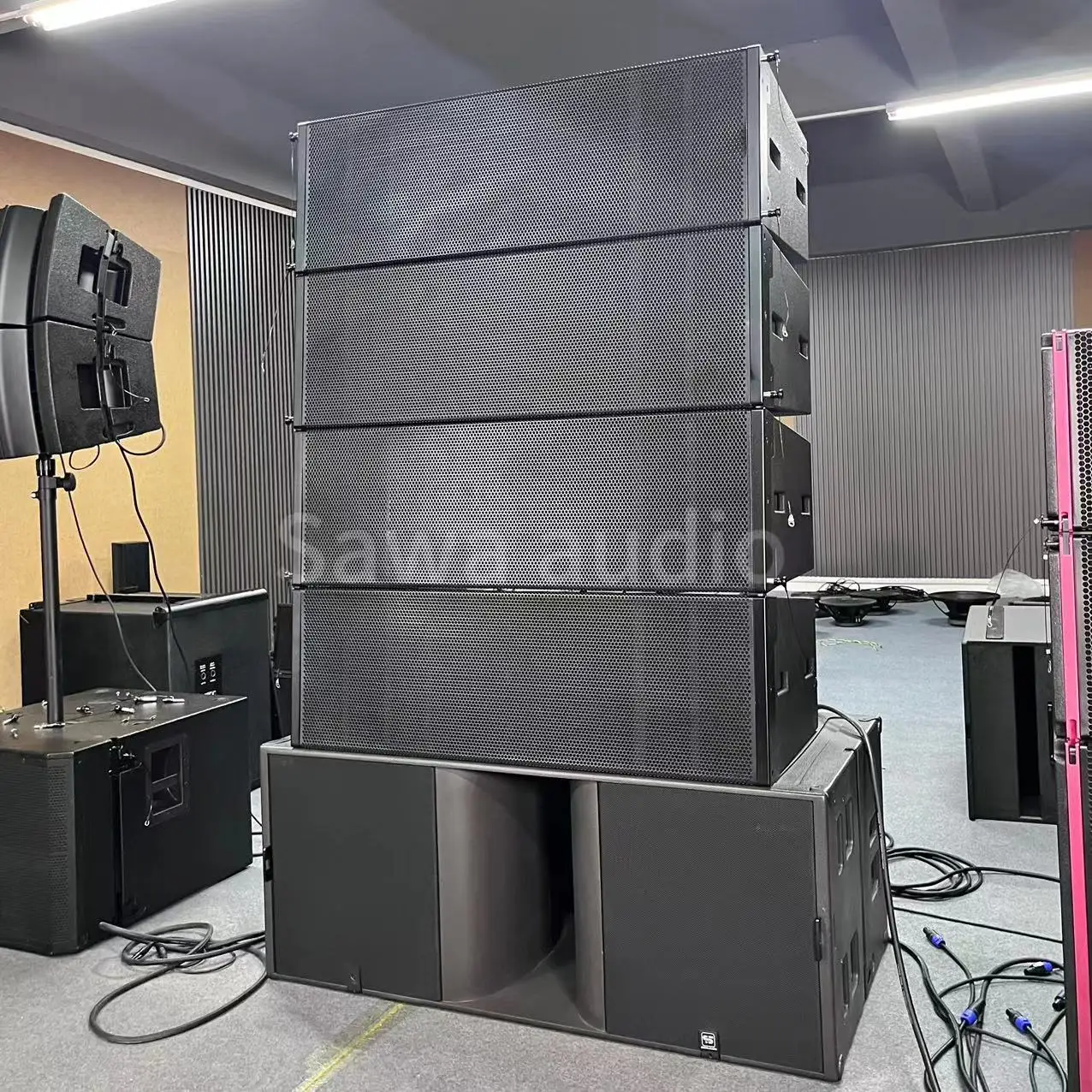 WPL 12 Inch Three Way Line Array Speakers - Professional Sound