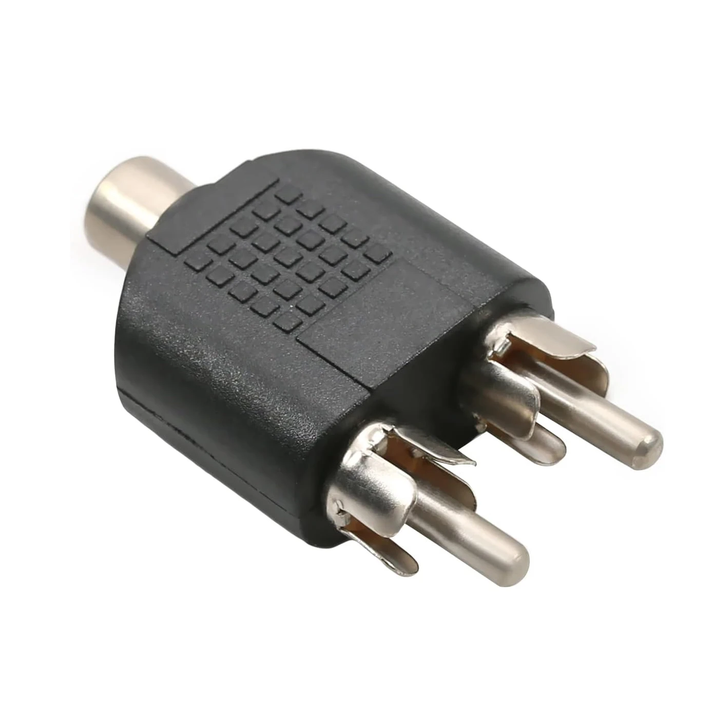 3.5mm Female to 2 RCA Female Connector Splitter Adapter Audio Connector ...