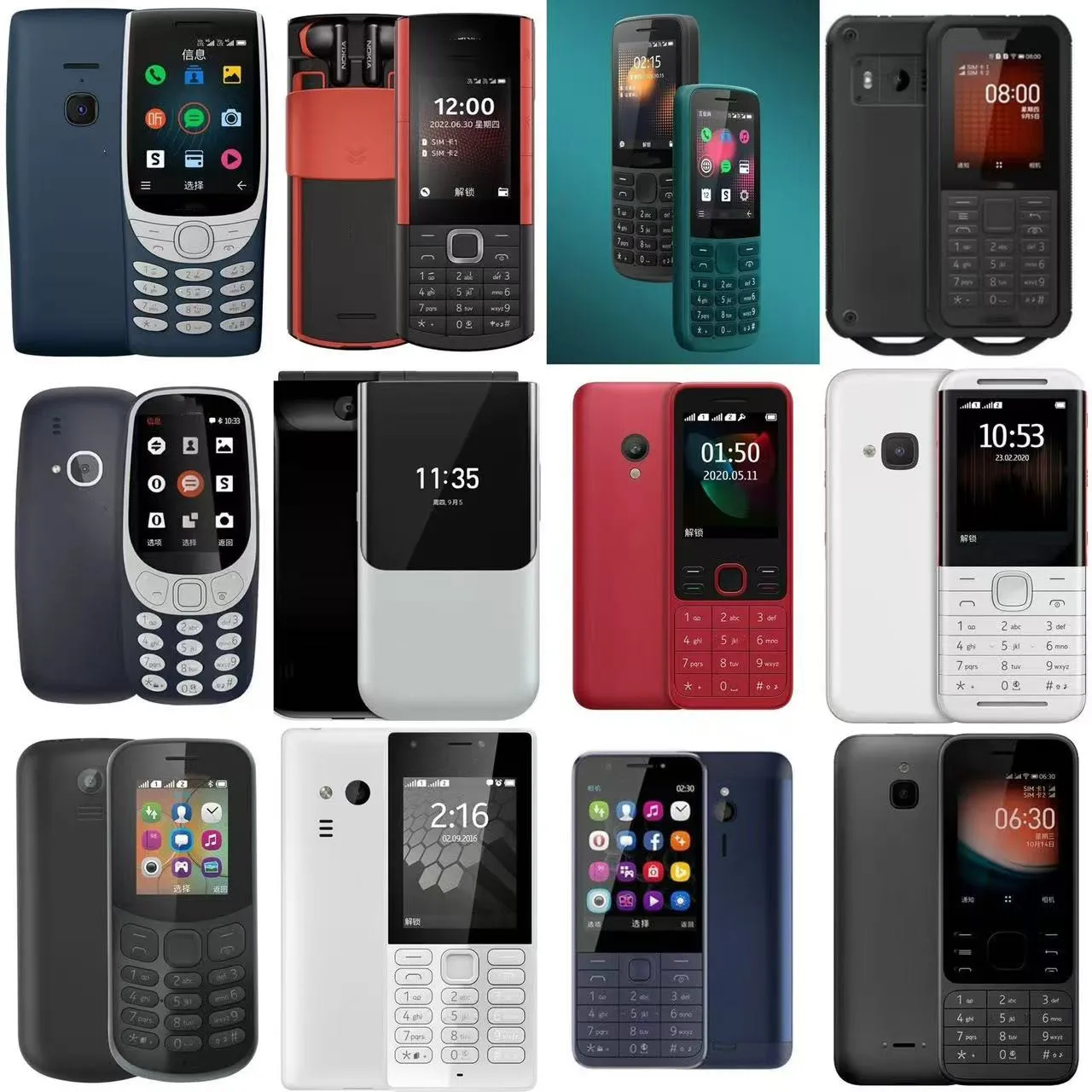 Cheap Original Unlocked 2G GSM Phone for Nokia 1202