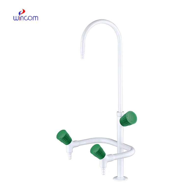 Laboratory Bench Three Way Out Water Sink Tap with Solid Brass