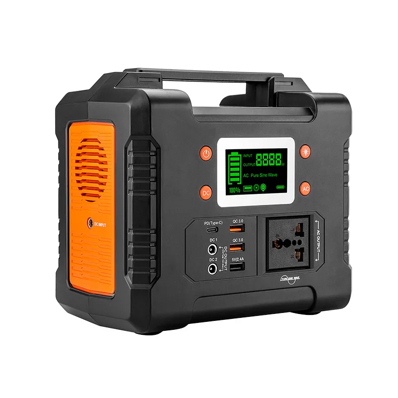 Outdoor Portable Rechargeable Emergency 500w Power Bank Camping Energy Generator Power Station ...