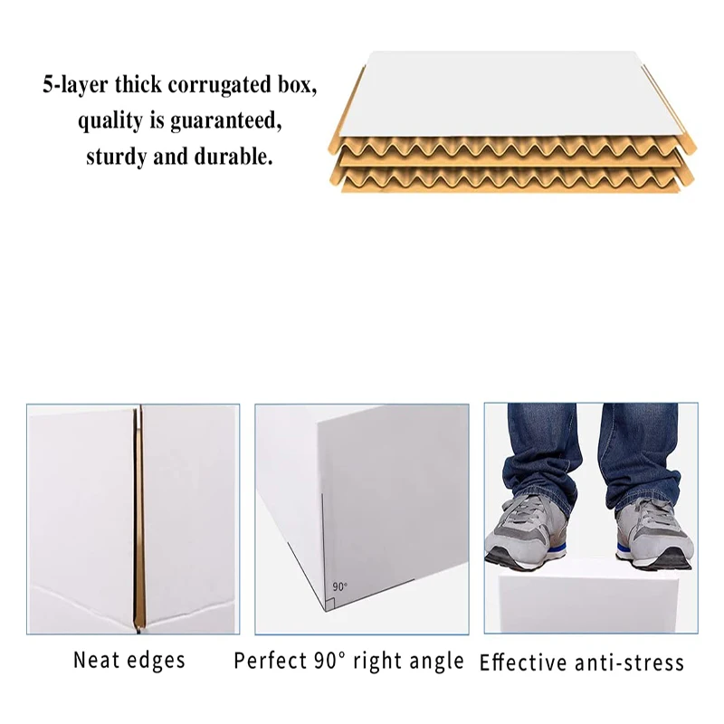 Custom Carton Corrugated Dependable Large Fold Moving Corrugated Paper ...