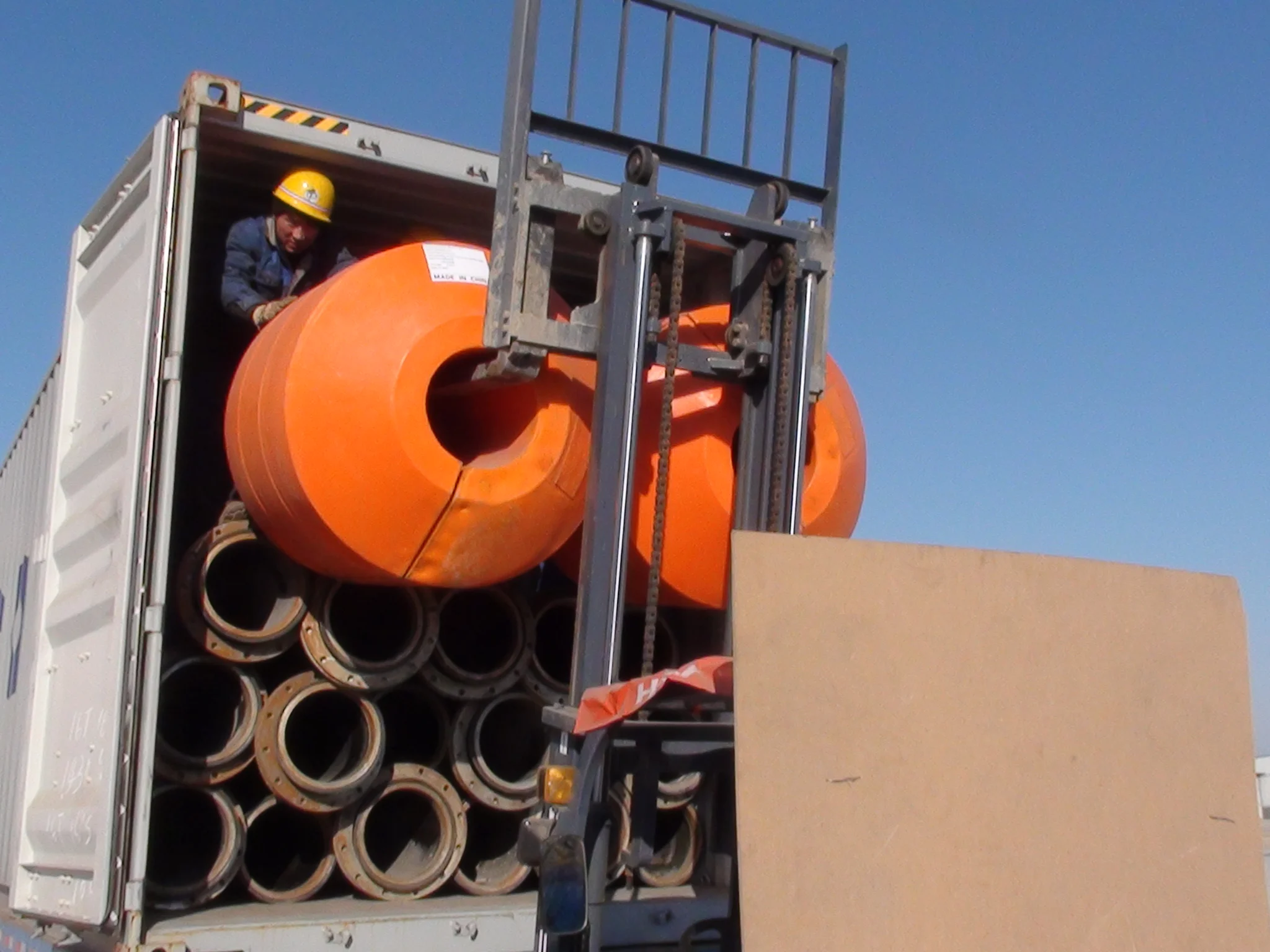 Rotational Mould Pipe Floater Pontoon Pipeline Floater Dredging Pipe ...