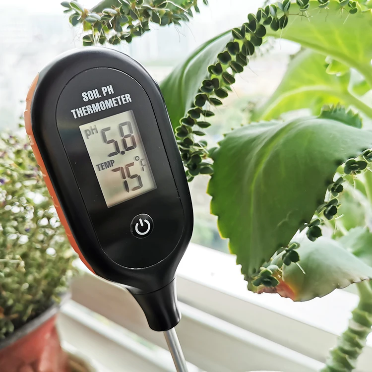 2 in 1 Digital Soil Tester - Accurate Temperature & PH
