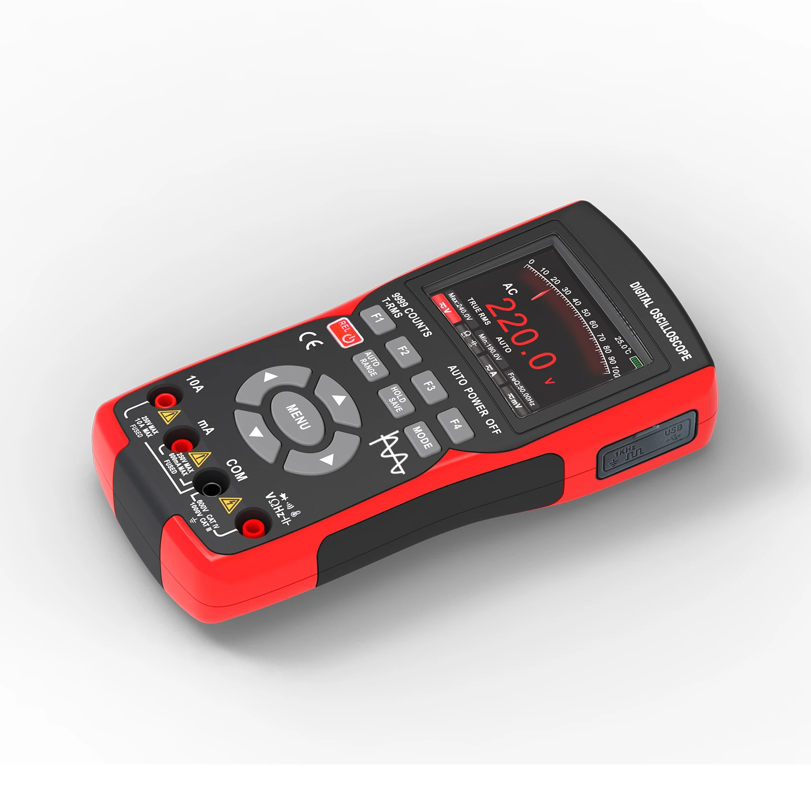 2in1 Digital Oscilloscope & True Rms Multimeter, 48msa/s, Oem