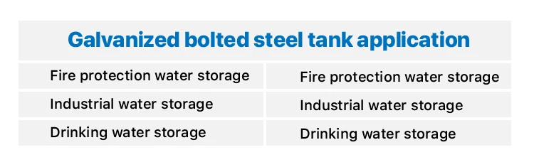 Less Maintenance Galvanized Steel Tank Stormwater Tanks - Buy ...