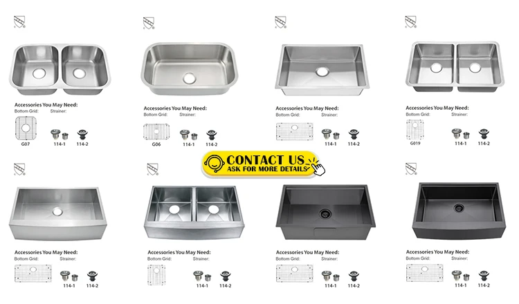 Standard Drop in Sink Size - 304 Stainless Steel Kitchen Sink