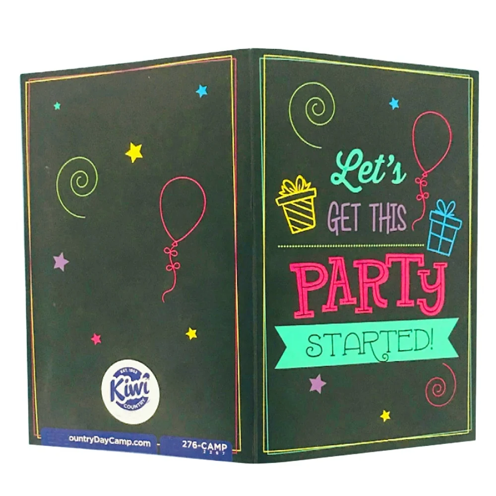 Happy Birthday Sound Led Lights Musical Greeting Card With Custom Audio ...