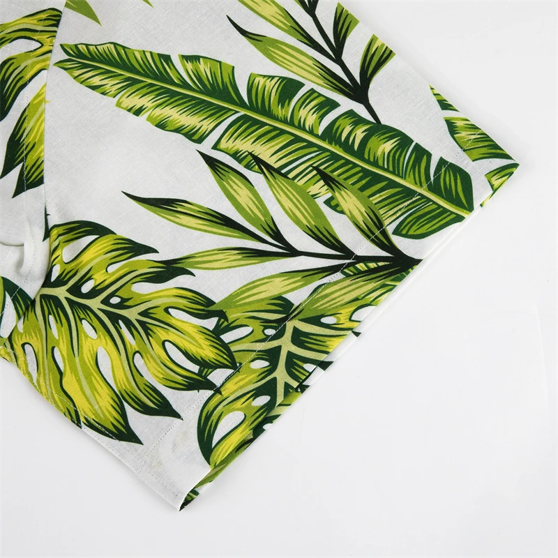 High-definition Digital Printing Custom Patterns Short Sleeves Aloha ...