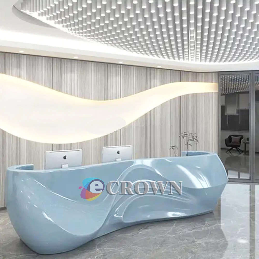 Wood Registration Services Cashier Desk Design Check in Desk Design ...