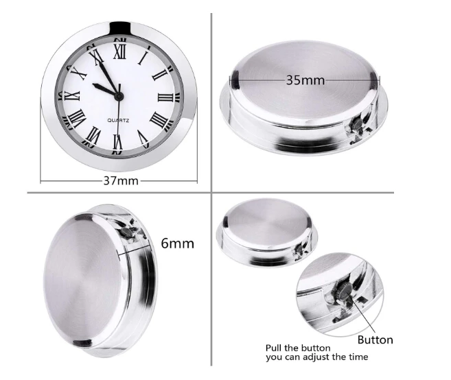 Metal Wrist Watch 36mm Insert Watch Craft Clock Inserts - Buy Metal ...