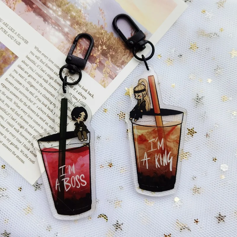 Manufacturers Custom Anime Figures Epoxy Acrylic Charms Clear Double ...