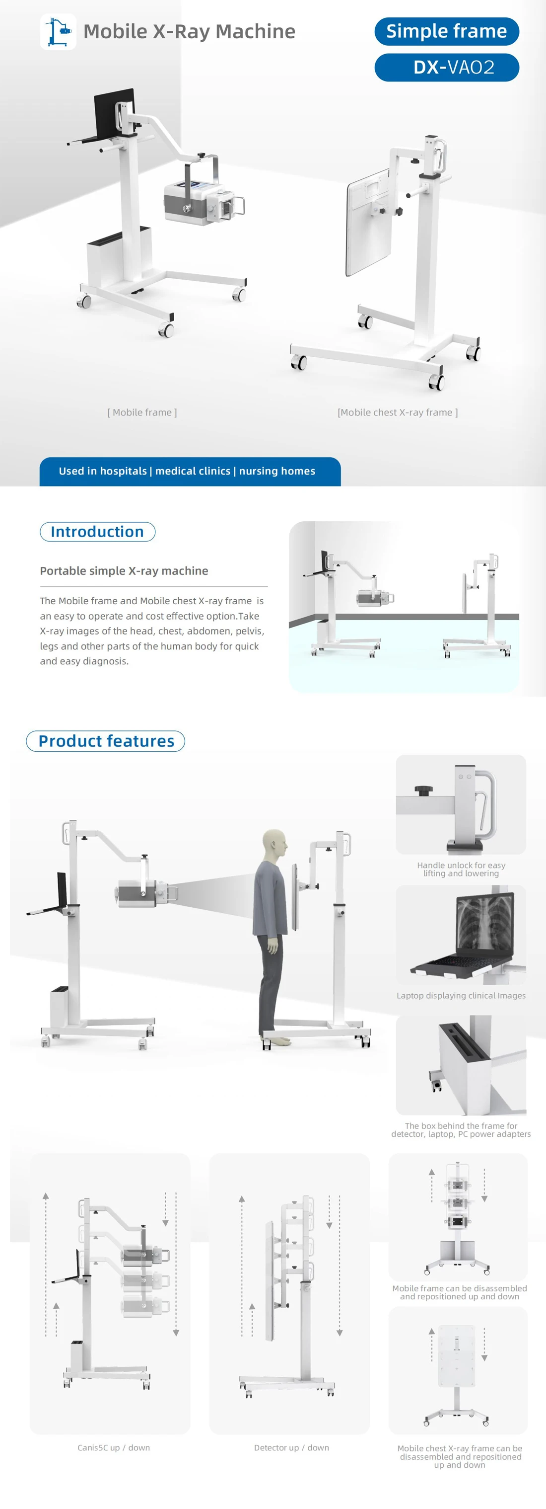 Portable Simple X-ray Machine Digital DR System Imaging Used in ...
