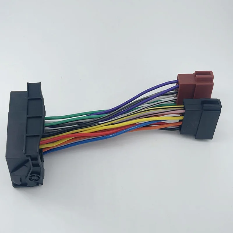 For BMW host power signal cable to ISO car wiring audio video power ...