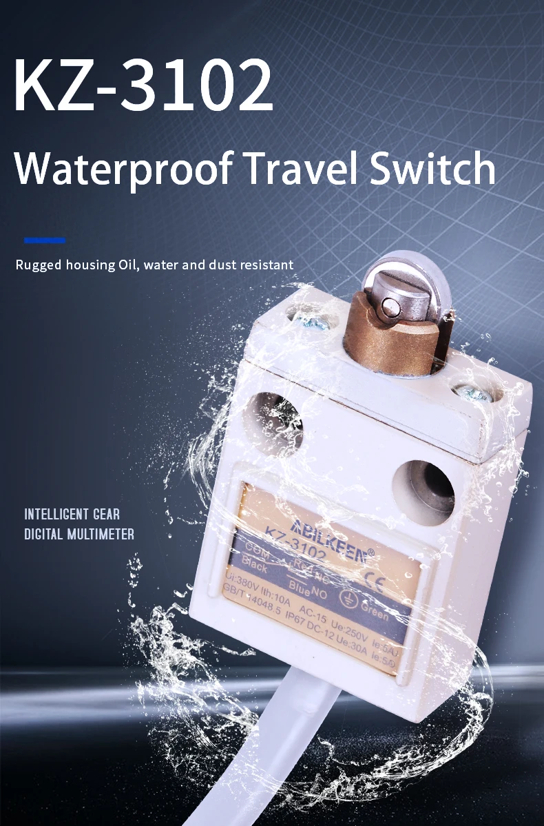 Ip67 Waterproof Type Needle Push Plunger With Roller Travel Switch ...