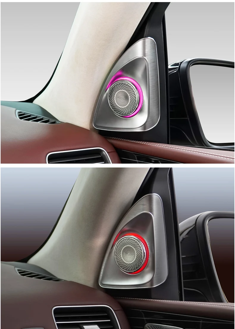 HYD Car Rotating Tweeter Speaker Ambient Light for Mercedes-Benz GLS ...