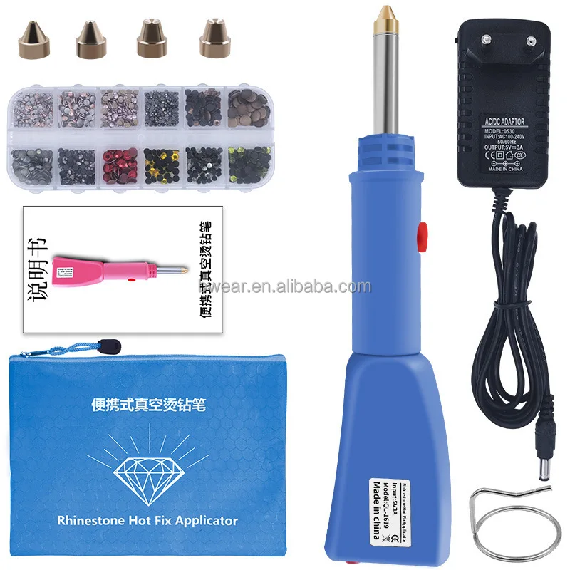 Automatic Air Suction Pick Up Rhinestone Applicator Tool With Vacuum ...