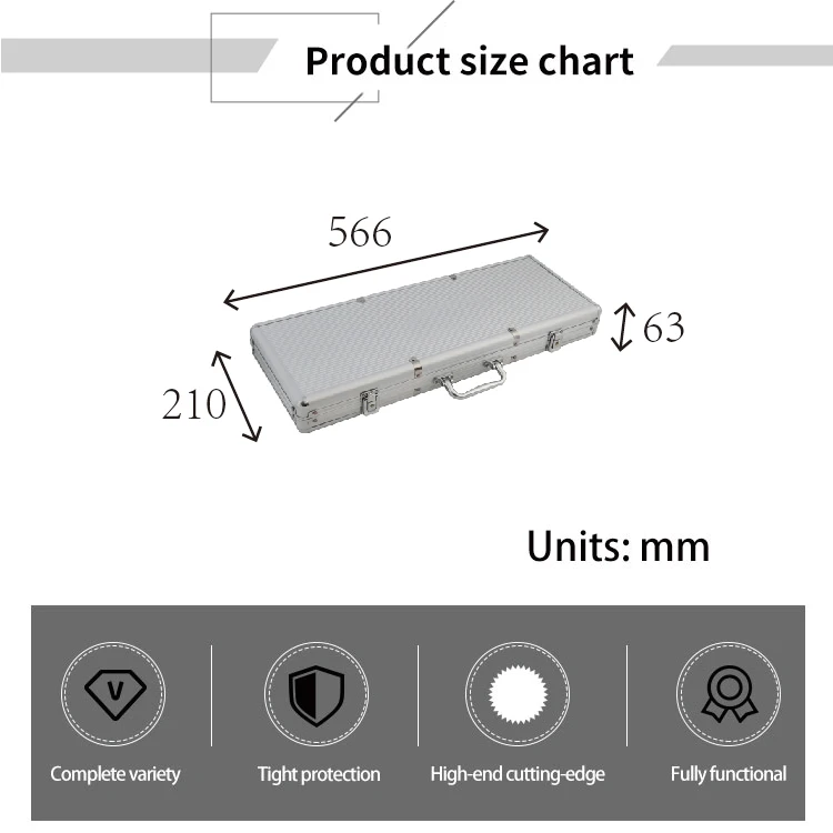 Customizable DIY Aluminum Case - Perfect for Instrument Storage