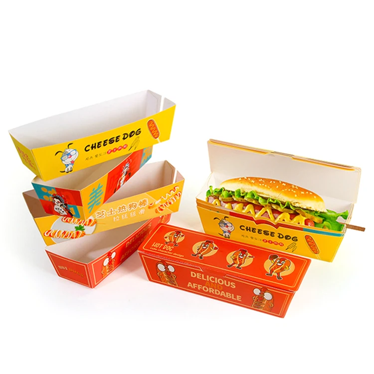 Top Manufacturer of Cheap Price Custom Print Hot Dog Boxes