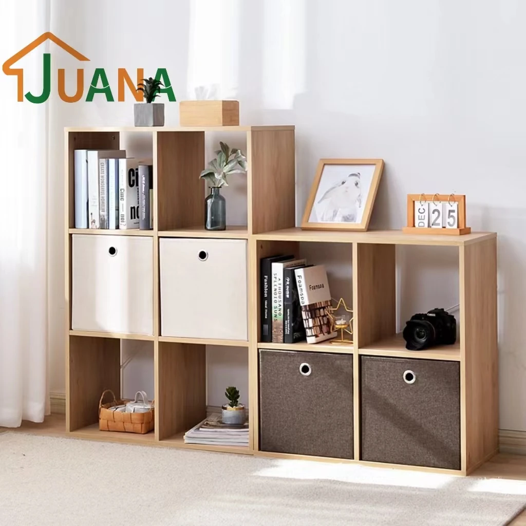Hot Selling Wooden Combinable Storage Rack Office Bookshelf Living Room ...