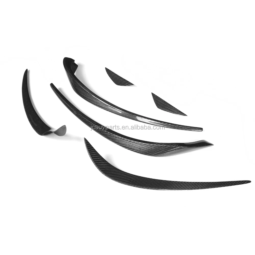 CLA250 Carbon Fiber Front Bumper Splitter Spoiler Canards for Mercedes ...
