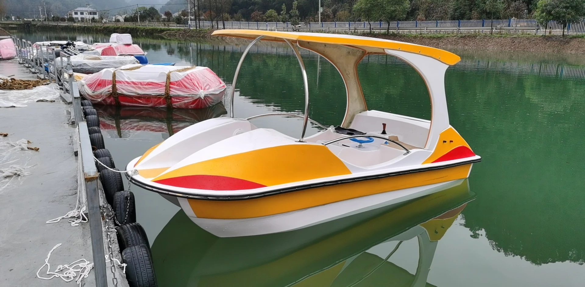High Quality Mini Electric Boats Luxury Yacht Electric Retractable Roof ...