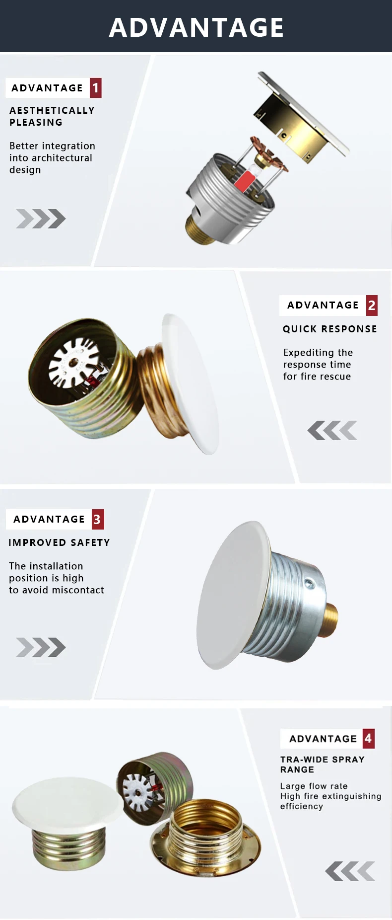 Concealed Fire Sprinklers - Reliable Protection Solutions