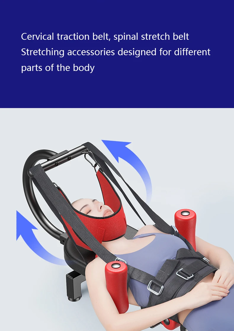 Home Use Metal Stretching Equipment - Lumbar Pulling Bed