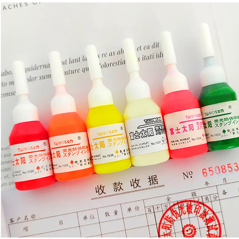 Security Oil UV Invisible Ink for Flash Stamp Ink Pad