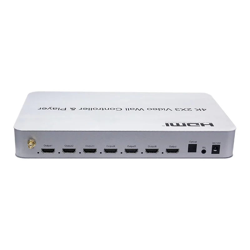 2x3 4k Tv Video Wall Controller 6tv 2x3 1x6 1x5 1x4 Dvi Hdm I Usb Audio ...