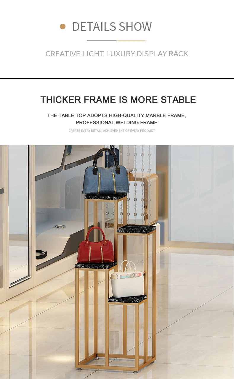 Kainice Bags Shop Interior Design - Display Racks & Shelving