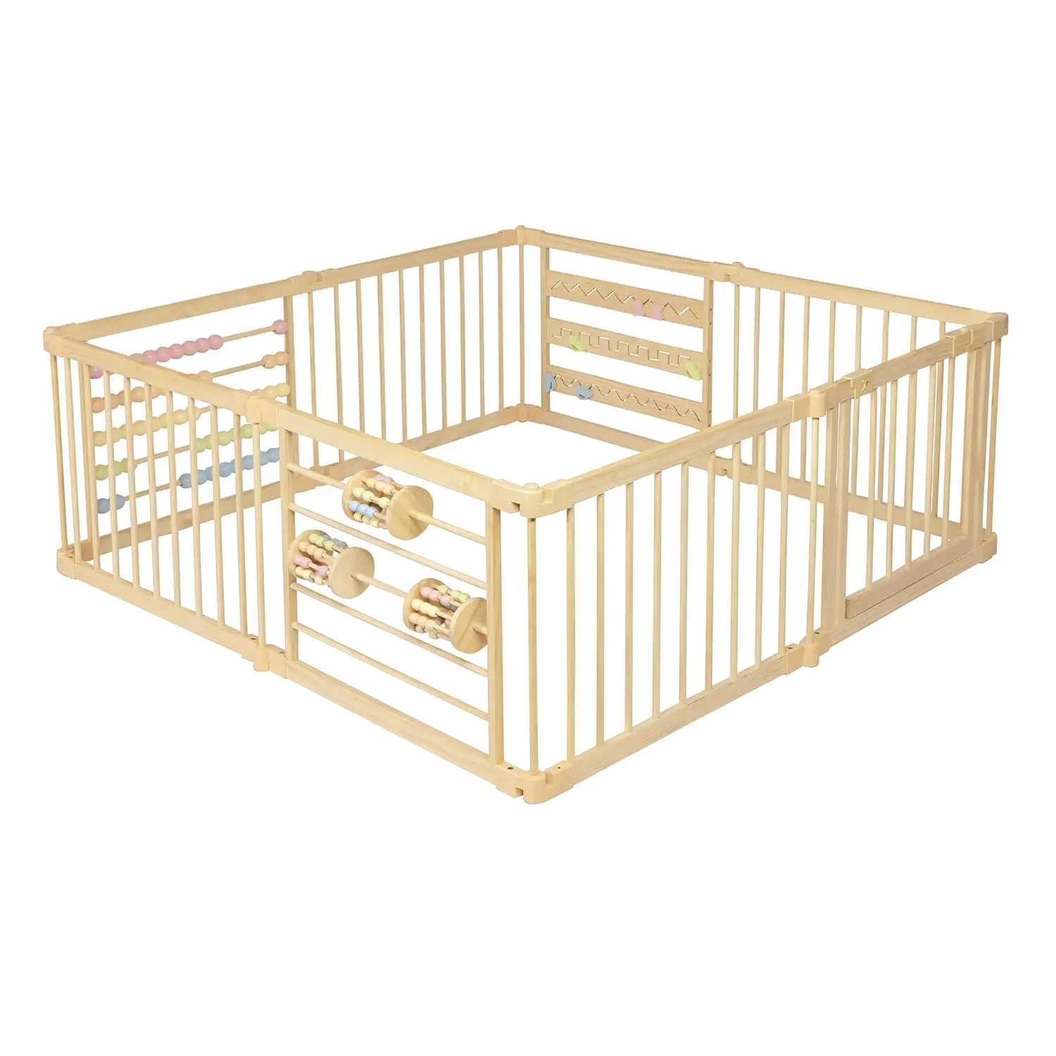 Alibaba.com: Kids Wood Baby Safety Fence, Wooden Gate Playpen for Kids ...
