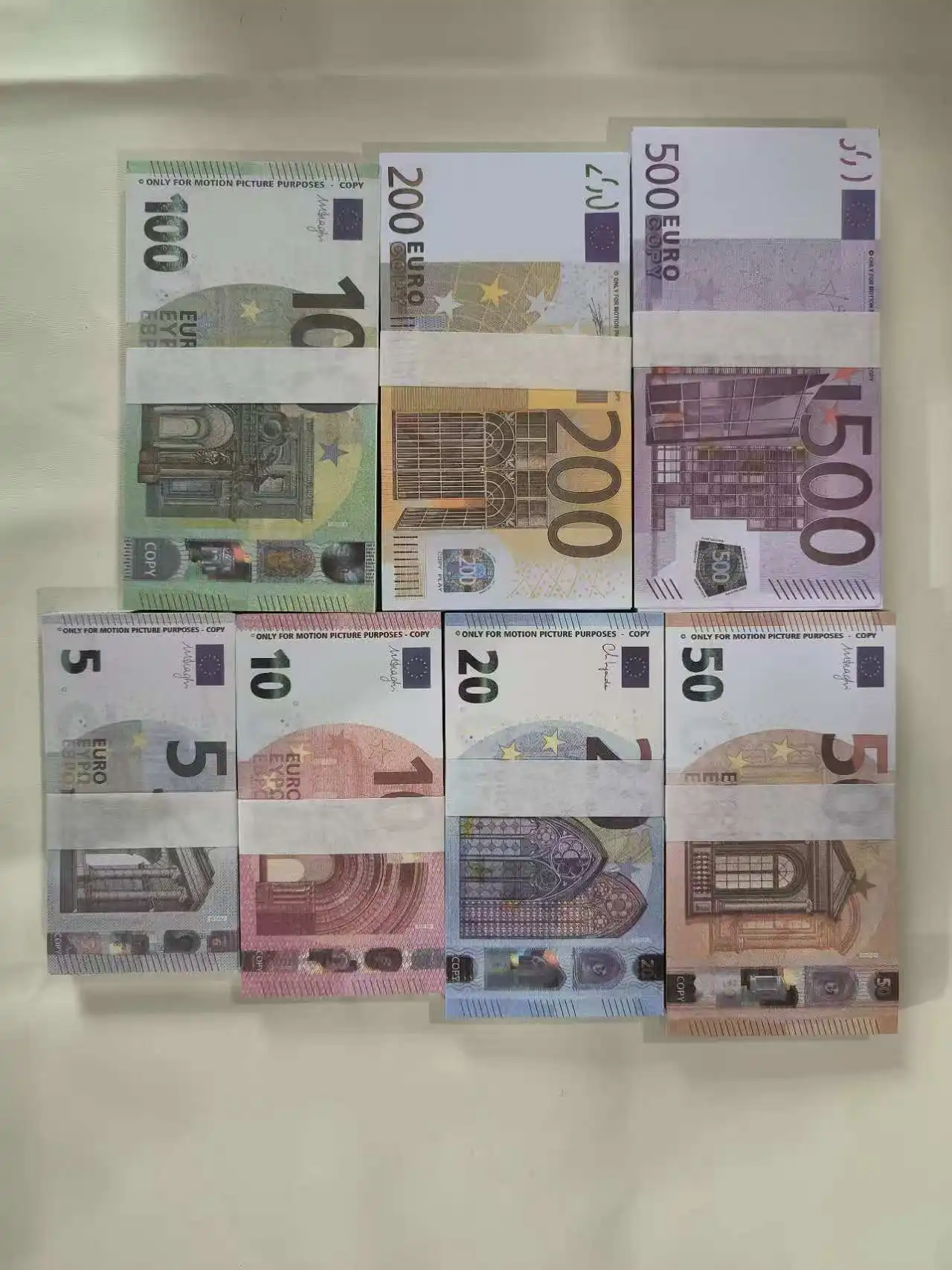 Party Novelties Realistic Euro Dollar Money Bank Note