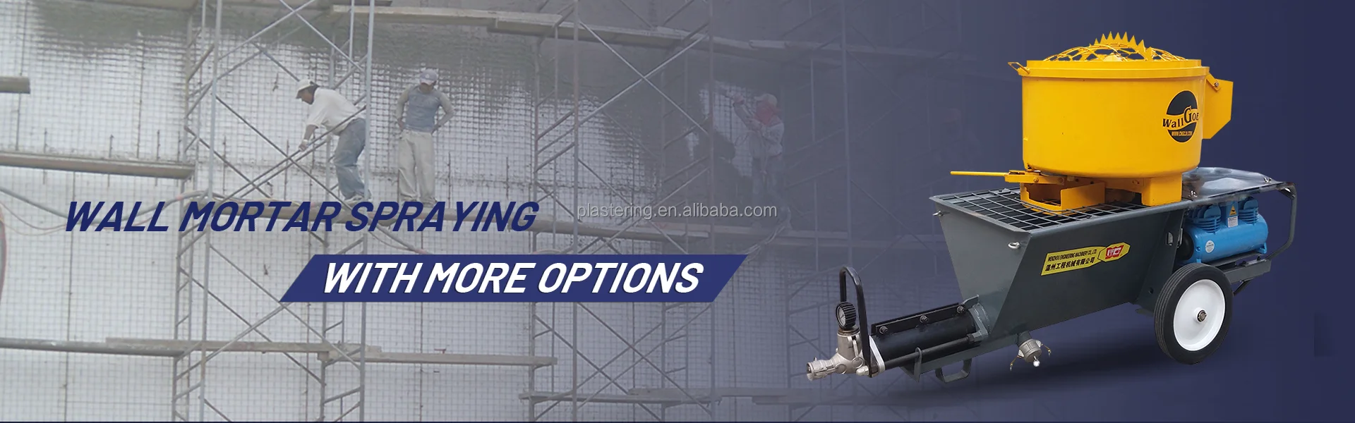 Turbosol MINI AVANT Piston Mortar Plastering Machine - Low Cost & High ...