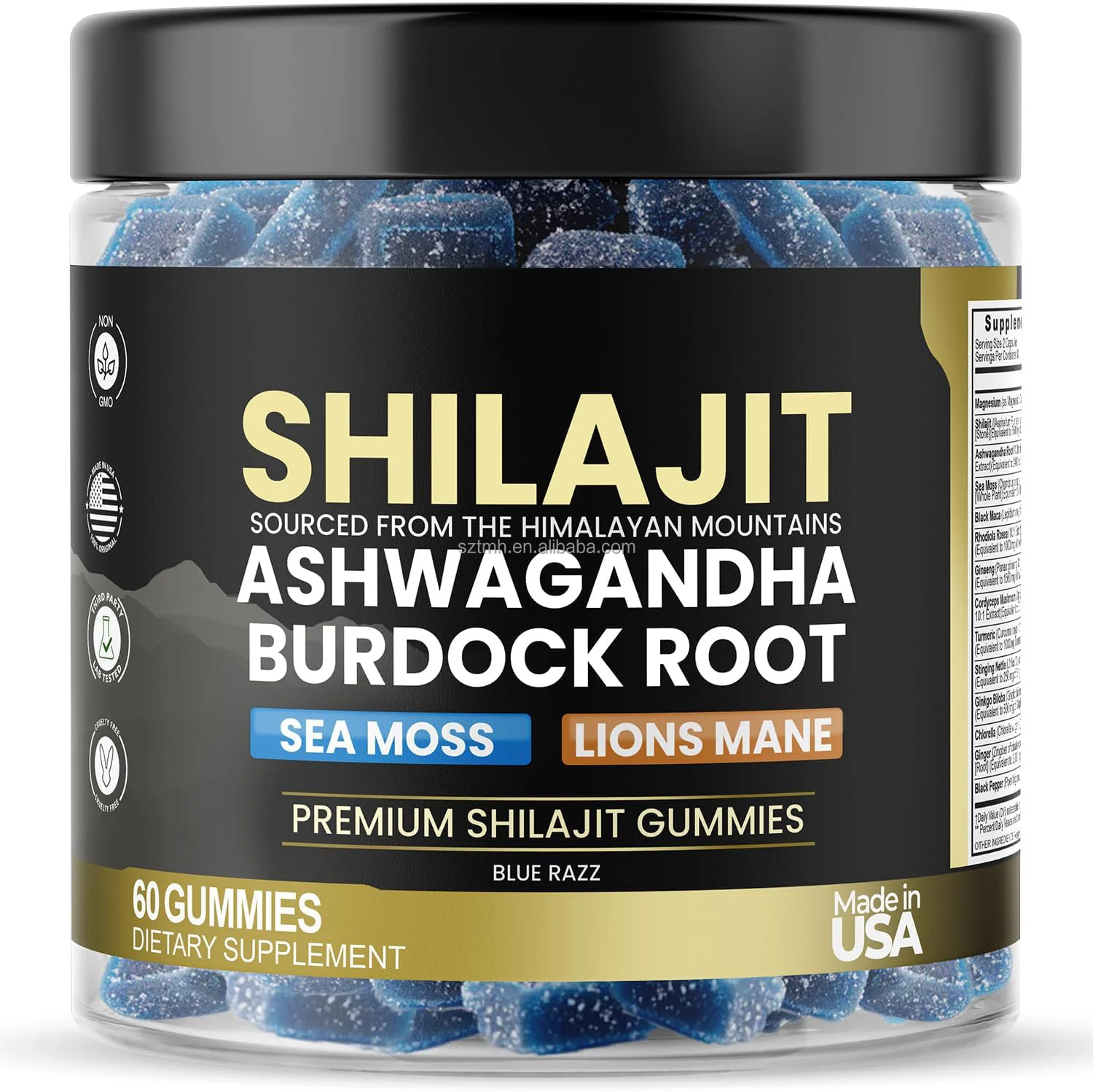 Organic Himalayan Shilajit Gummies - Vegan Brain Booster