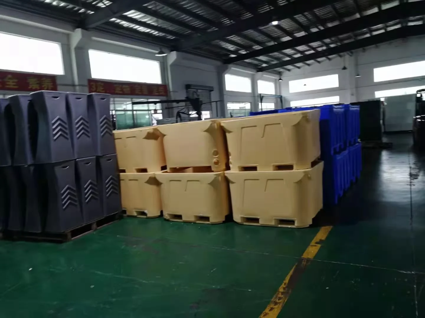 600L Plastic Extra Large Cooler Box Fish Insulated Pallet Container ...