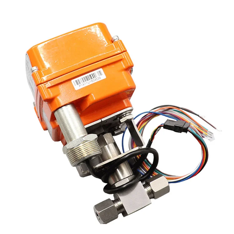High-pressure Electric Needle Valve with Micro Flow Control