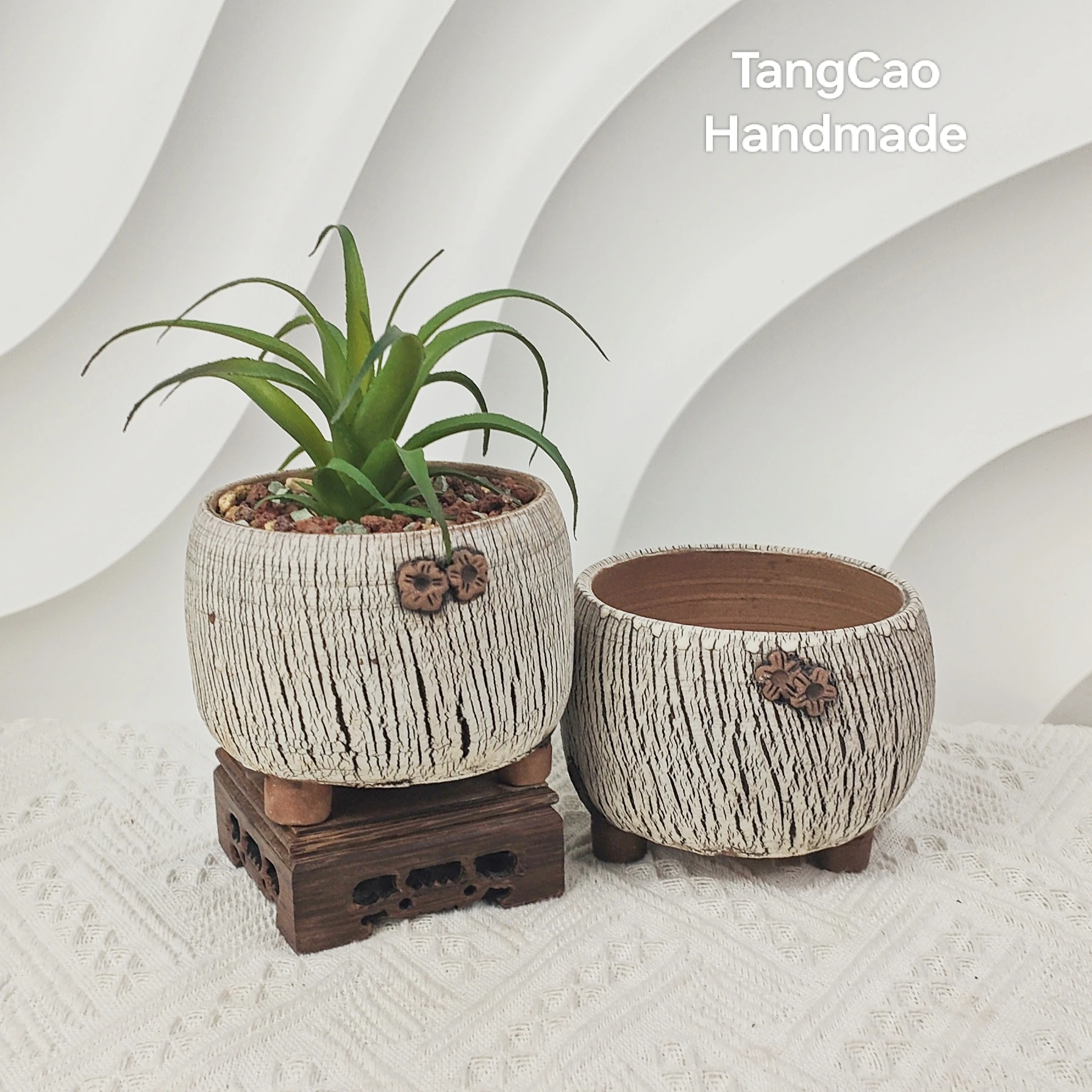 Tangcao Wholesale Customized Handmade Indoor Decoration Ceramic Flower ...