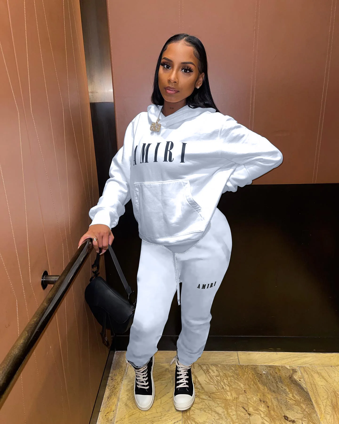 Sharee Custom Logo Private Label Slim Fit Hoodie Jogging Suit Women ...