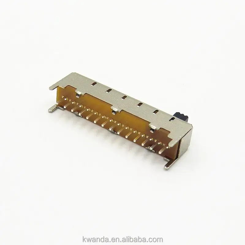 1P12T Vertical Slide Switch - 0.3A 50V DC Light Switch