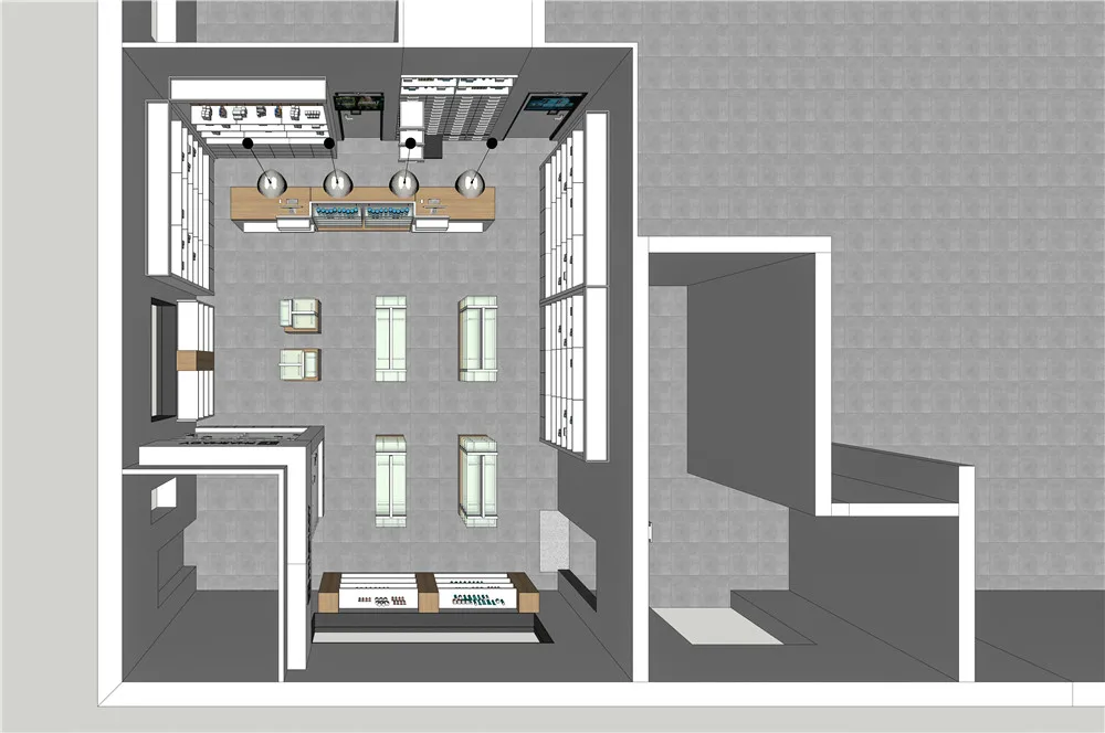 Customized Medical Store Decoration Design - Pharmacy Shop Interior