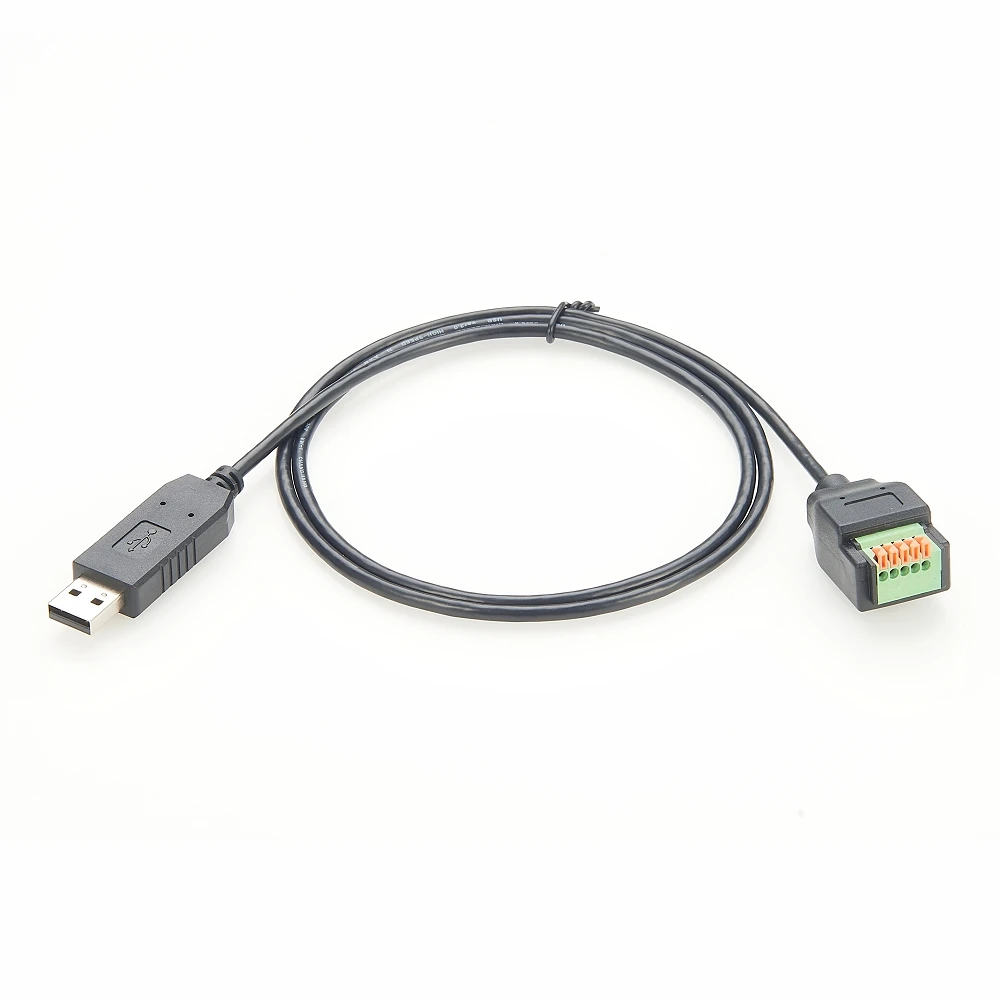 Modbus UART USB to RS485 RS422 Serial Port Converter Adapter cable 5 pin spring Push button ...