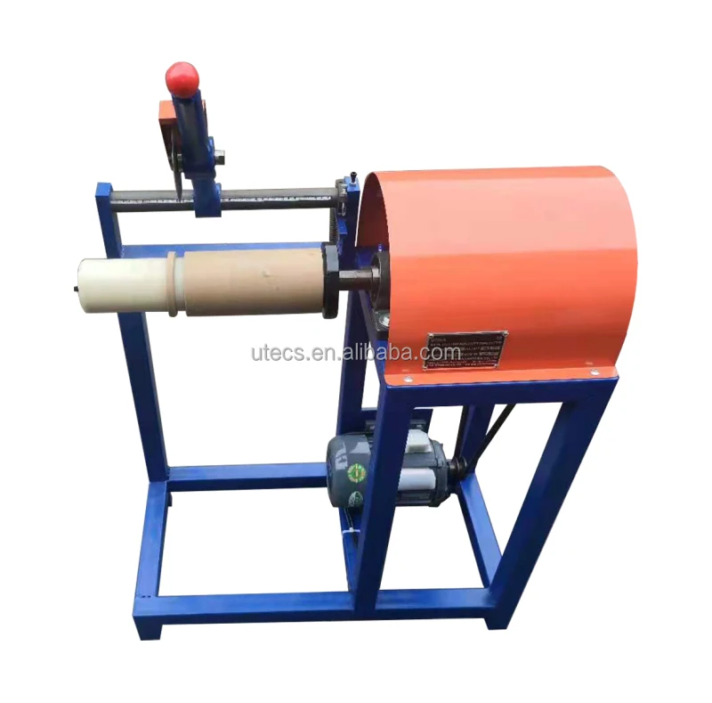 UC350 Electric Economic Manuel Kraft Paper Core Slitting Machine