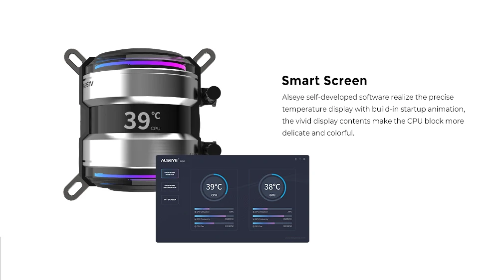 Alseye AIO Water Cooler I360 - Efficient Cooling Solutions